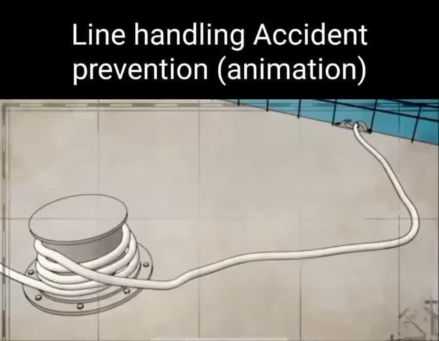 Line handling Accident prevention (animation) - iFunny