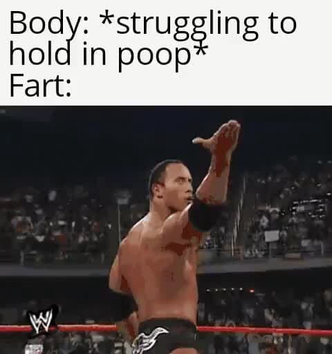 Body: hold *struggling to hold in poop Fart: - iFunny