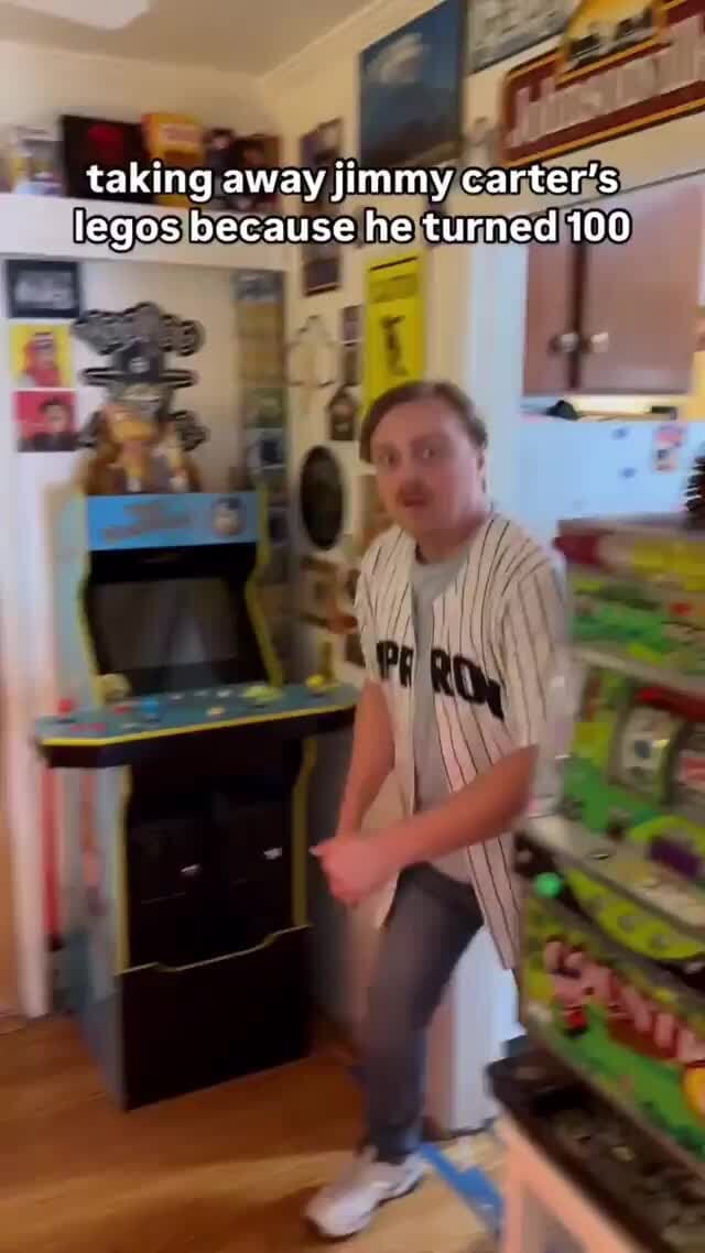 Taking away jimmy carter's legos because he turned 100 if - iFunny