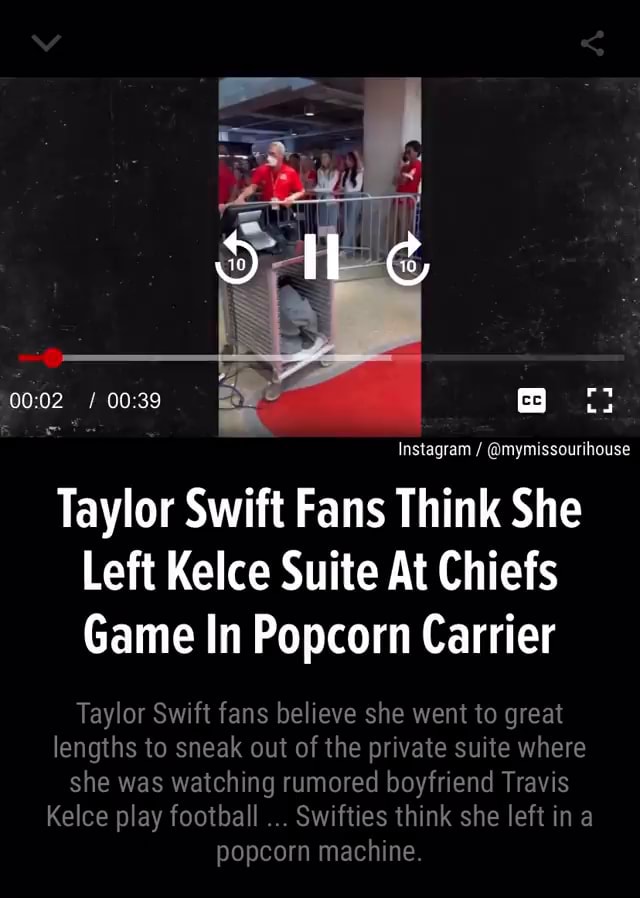 Instagram / @mymissourihouse Taylor Swift Fans Think She Left Ke ce ...