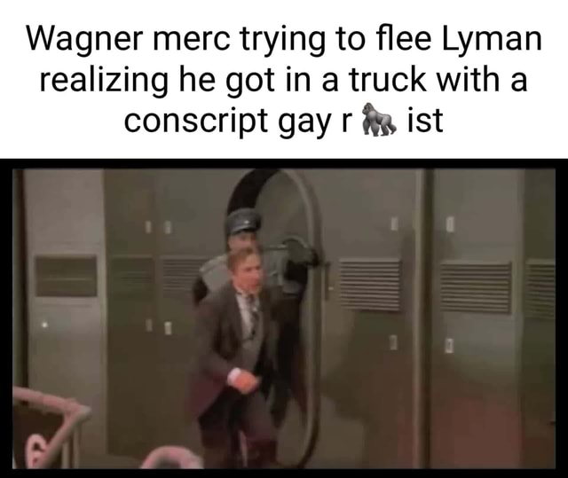 Wagner mere trying to flee Lyman realizing he got in a truck with a ...