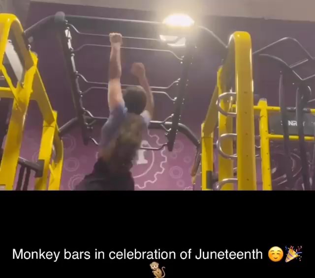 Monkey bars in celebration of Juneteenth - iFunny