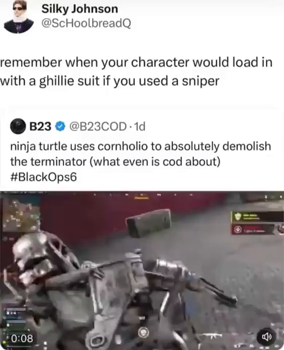 Silky Johnson pp " ScHoalbreadQ remember when your character would load ...