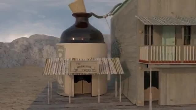 This is a western town created for smaller animals similar to the movie ...