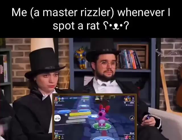Me (a master rizzler) whenever I spot a rat - iFunny
