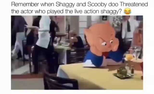 Remember when Shaggy and Scooby cleo Threatened the actor who played ...