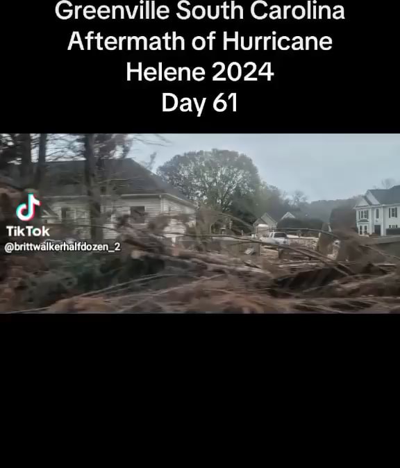 Greenville South Carolina Aftermath of Hurricane Helene 2024 Day 61 ...