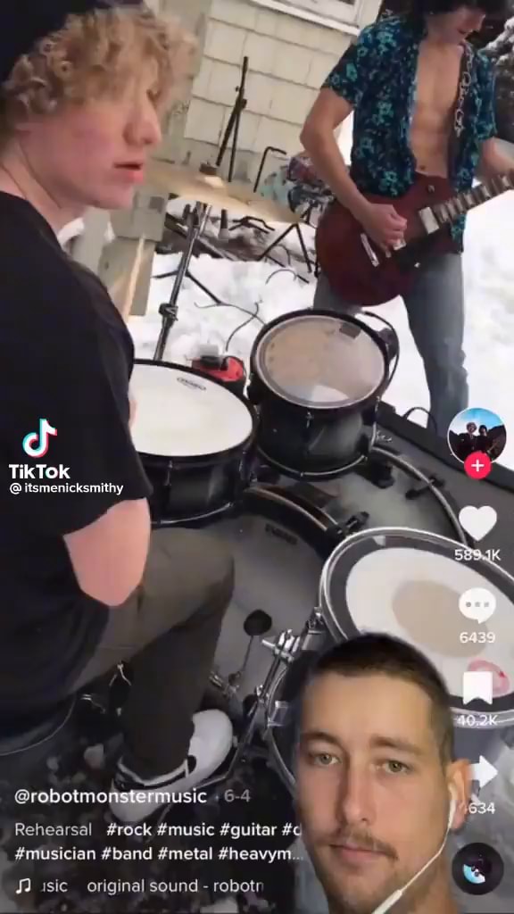 TikTok @itsmenicksmithy Rehearsal #rock #music #guitar #musician #band ...