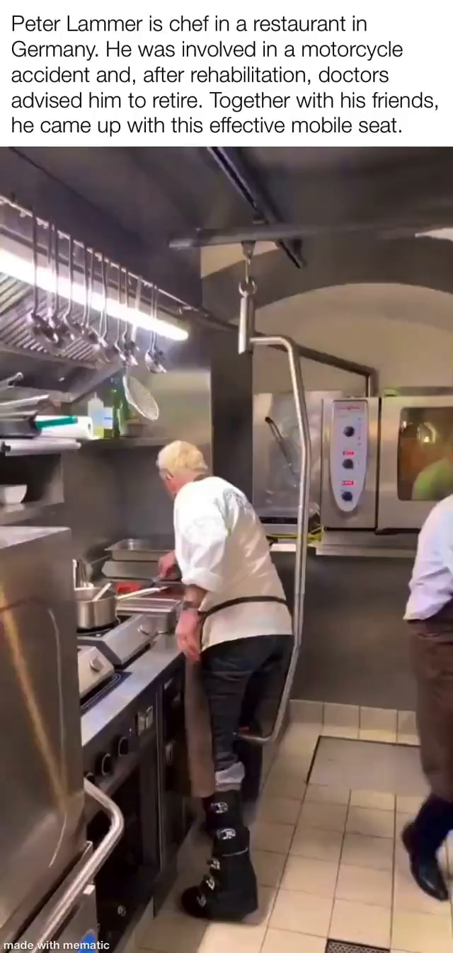 Peter Lammer is chef in a restaurant in Germany. He was involved in a ...