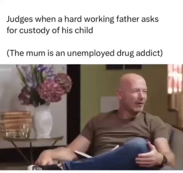 Judges when a hard working father asks for custody of his child (The ...