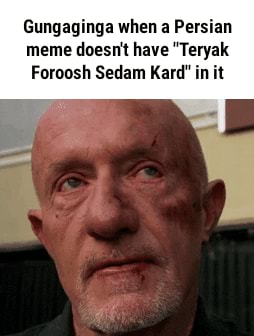Gungaginga when a Persian meme doesn't have "Teryak Foroosh Sedam Kard ...