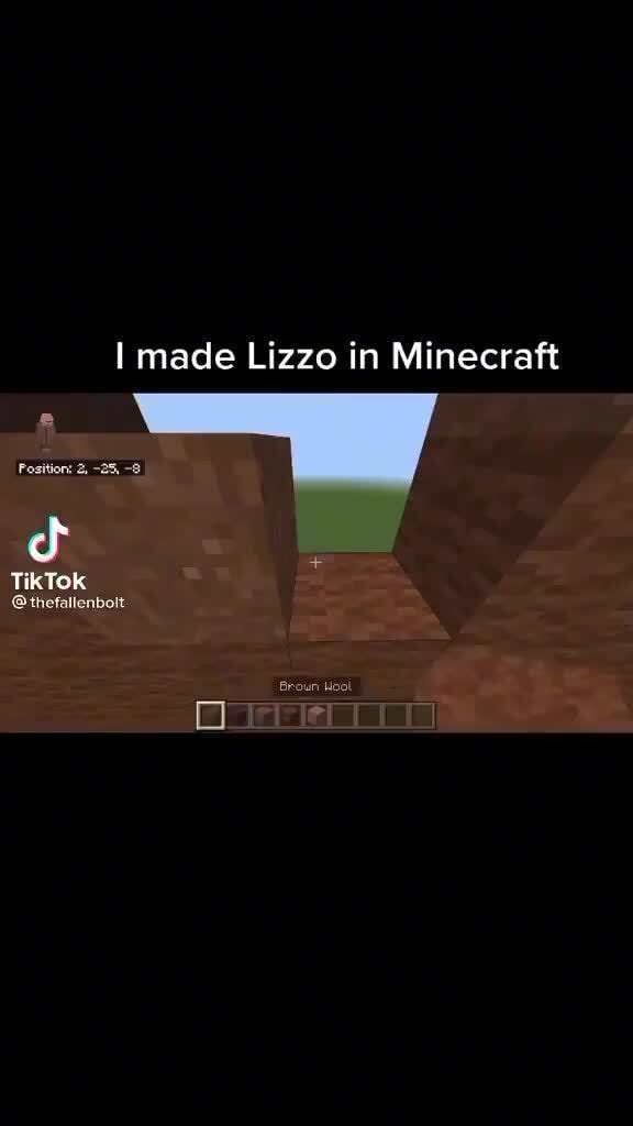 I made Lizzo in Minecraft Tik - iFunny