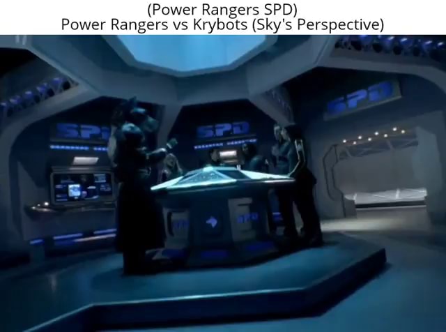 (Power Rangers SPD) Power Rangers vs Krybots (Sky's Perspective) - iFunny