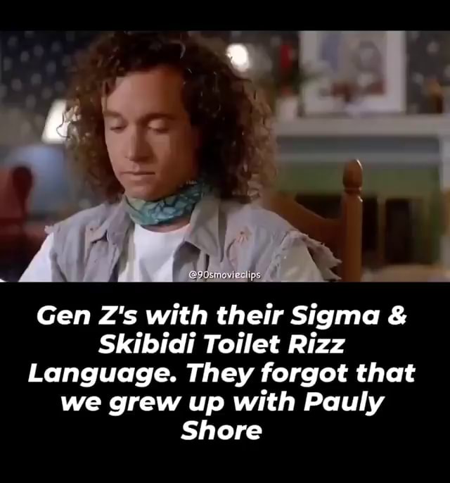 Fe Gen Z's with their Sigma & Skibidi Toilet Rizz Language. They forgot ...