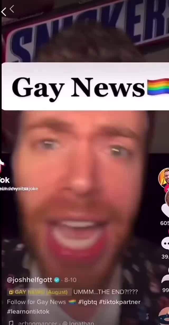 Snickers sales after this post📈📈📈 - Gay News ok @joshhelfgett@ 810 GAY ...