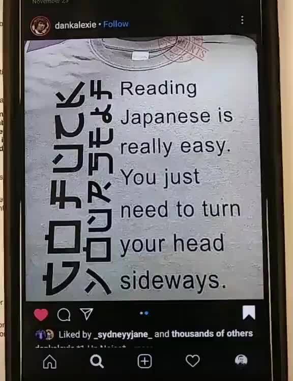 LL Reading +6 Japanese is really easy. You just need to turn [E] your ...