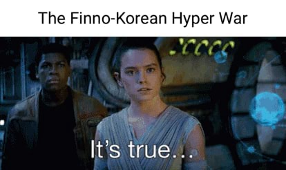 The Finno-Korean Hyper War Banes trice - iFunny