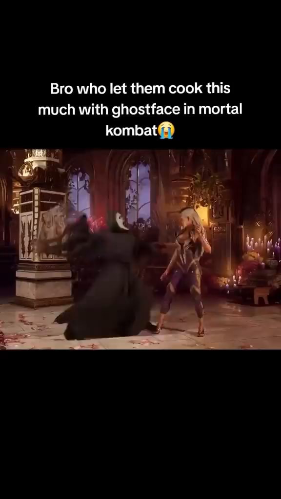 Bro who let them cook this much with ghostface in mortal - iFunny