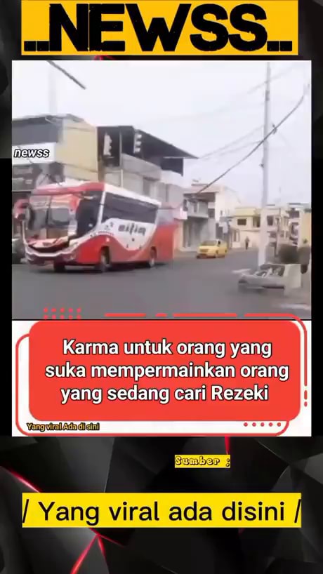 Karma untuk orang yang suka mempermainkan orang yang sedang cari Rezeki ...