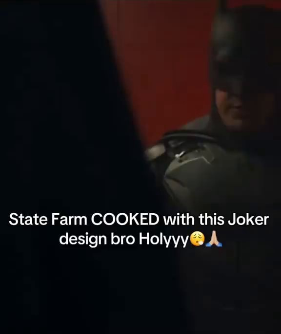 State Farm COOKED with this Joker design bro Holyyy - iFunny