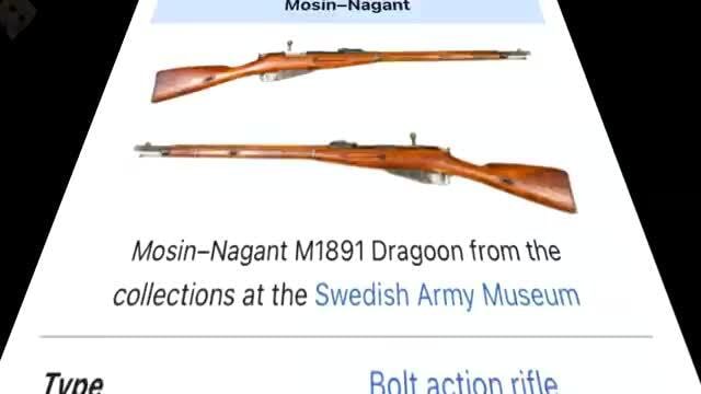 Mosin-Nagant M1891 Dragoon from the collections at the Swedish Army ...