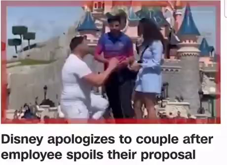 Disney apologizes to couple after - iFunny