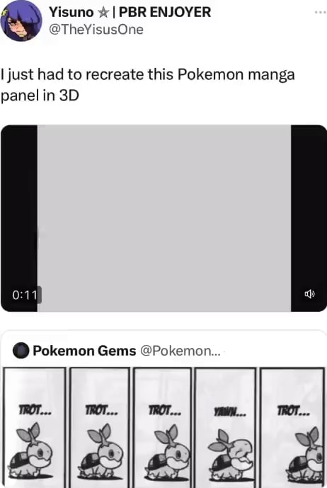 @iheVisusOne I just had to recreate this Pokemon manga panel in ...