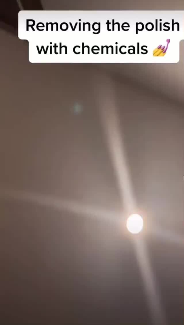 Removing the polish with chemicals I - iFunny