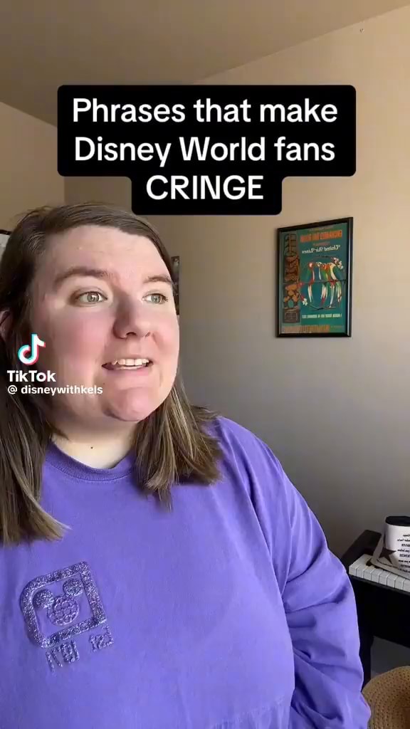 Phrases that make Disney World fans CRINGE TikTok - iFunny