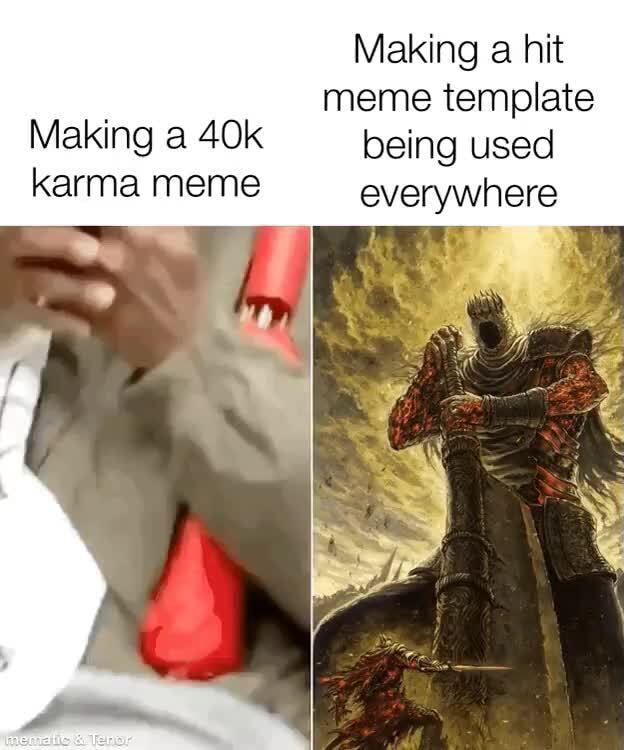 Making a hit meme template Making a being used karma meme everywhere ...