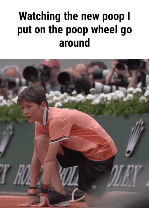 Watching the new poop I put on the poop wheel go around - Watching the ...