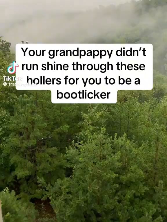 I Your grandpappy didn't I mm. run shine through these hollers for you ...