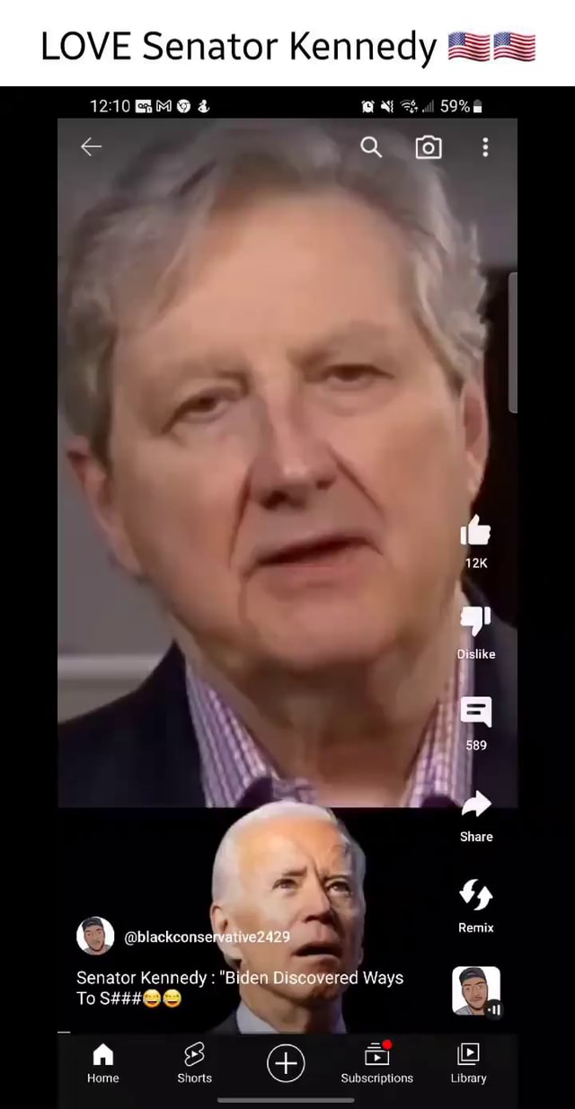 LOVE Senator Kennedy Senator Kennedy : "Bide Discovered Ways To S ...