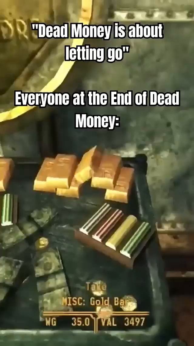 "Dead Money is about letting go" Everyone at the End of Dead Money: ISC ...