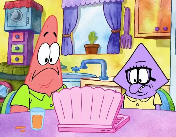 Patrick and Squidina's computer reaction - iFunny