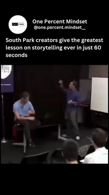 One Percent Mindset @one percent mindset_ South Park creators give the ...