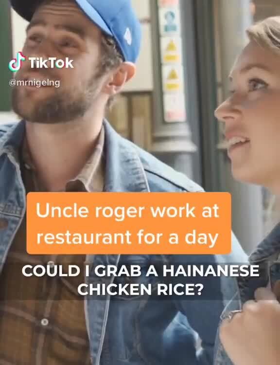 TikTok @mrnigeing Uncle roger work at restaurant for a day COULD I GRAB ...