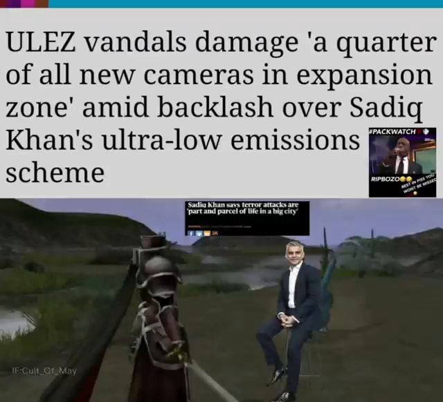 ULEZ vandals damage 'a quarter of all new cameras in expansion zone ...