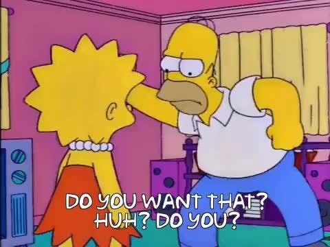 A GUN IS NOT A WEAPON, MARGE! IT'S A TOOL, LIKE A BUTCHER KNIFE OR A ...