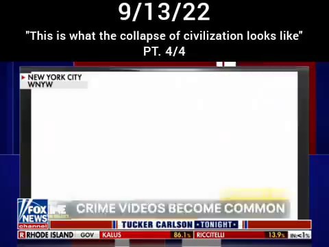 "This is what the collapse of civilization looks like" PT. NEW YORK ...
