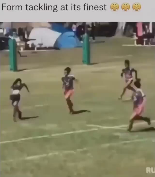 Form tackling at its finest - iFunny