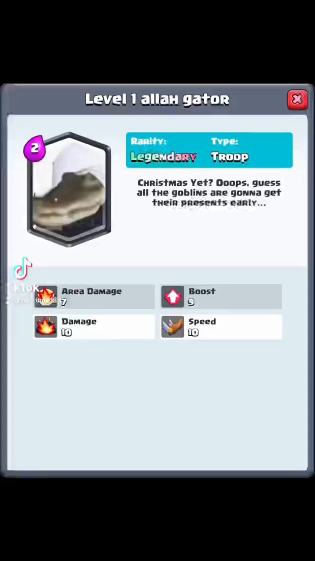 Level allaH gator Tvpe: TR Curistmas Yet? Doops, guess all the goblins ...