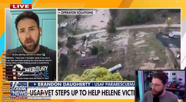 BRANDON DAUGHERTY I 'USAF PARARESCUEM? USARVET STEPS UP TO HELP HELENE ...