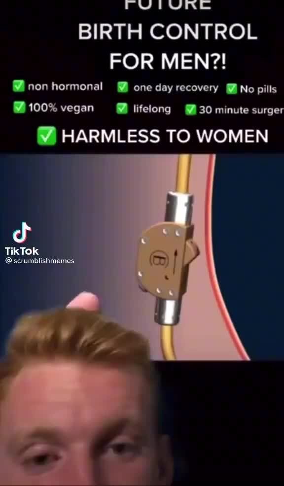 BIRTH CONTROL FOR MEN?! non hormonal one day recovery No pills 100% ...