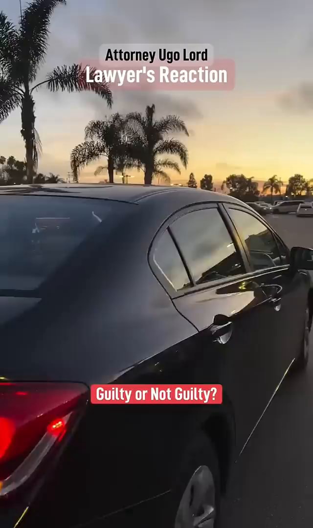 Attorney Ugo Lord Lawyer's Reaction Guilty or Not Guilty? - iFunny