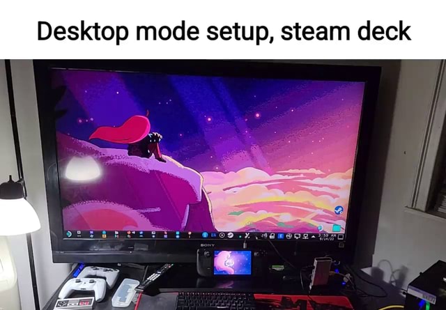 Desktop mode setup, steam deck - iFunny