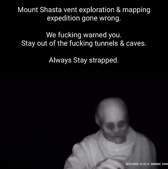 Mount Shasta vent exploration & mapping expedition gone wrong. We ...