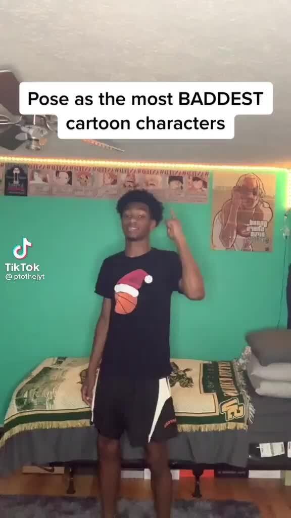 Pose as the most BADDEST cartoon characters - iFunny