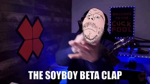 Adam Sessler doing the soyboy beta clap - THE SOVBOY BETA CLAP - iFunny
