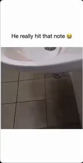 He really hit that note - iFunny
